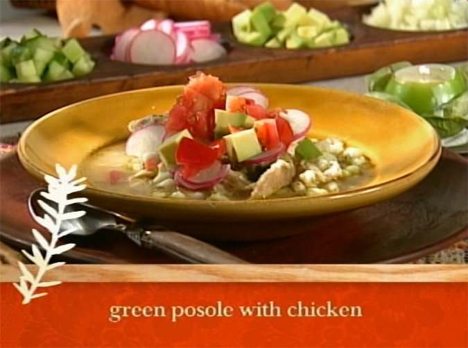 Green Posole with Chicken | Sara Moulton