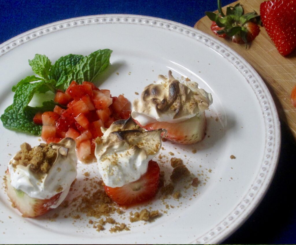 Strawberries Baked Alaska | Sara Moulton