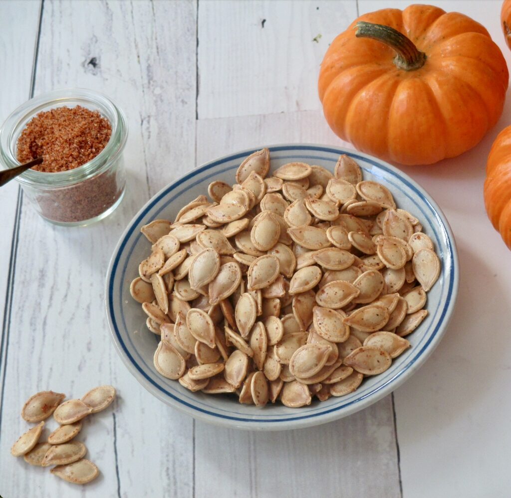 Toasted Pumpkin Seeds - Plain or Spicy | Sara Moulton